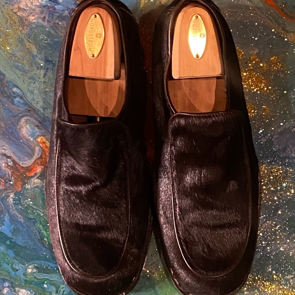 Vintage Classic Todd Welsh Brown Pony Hair Men's Loaf… - Gem